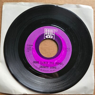 SHORTY LONG Here Comes The Judge 45 7" Record Vinyl Records | eBay