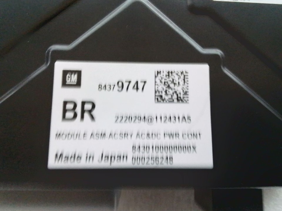 2019-2023 GM Chevrolet Silverado Sierra Power Supply Module 84379747 ...