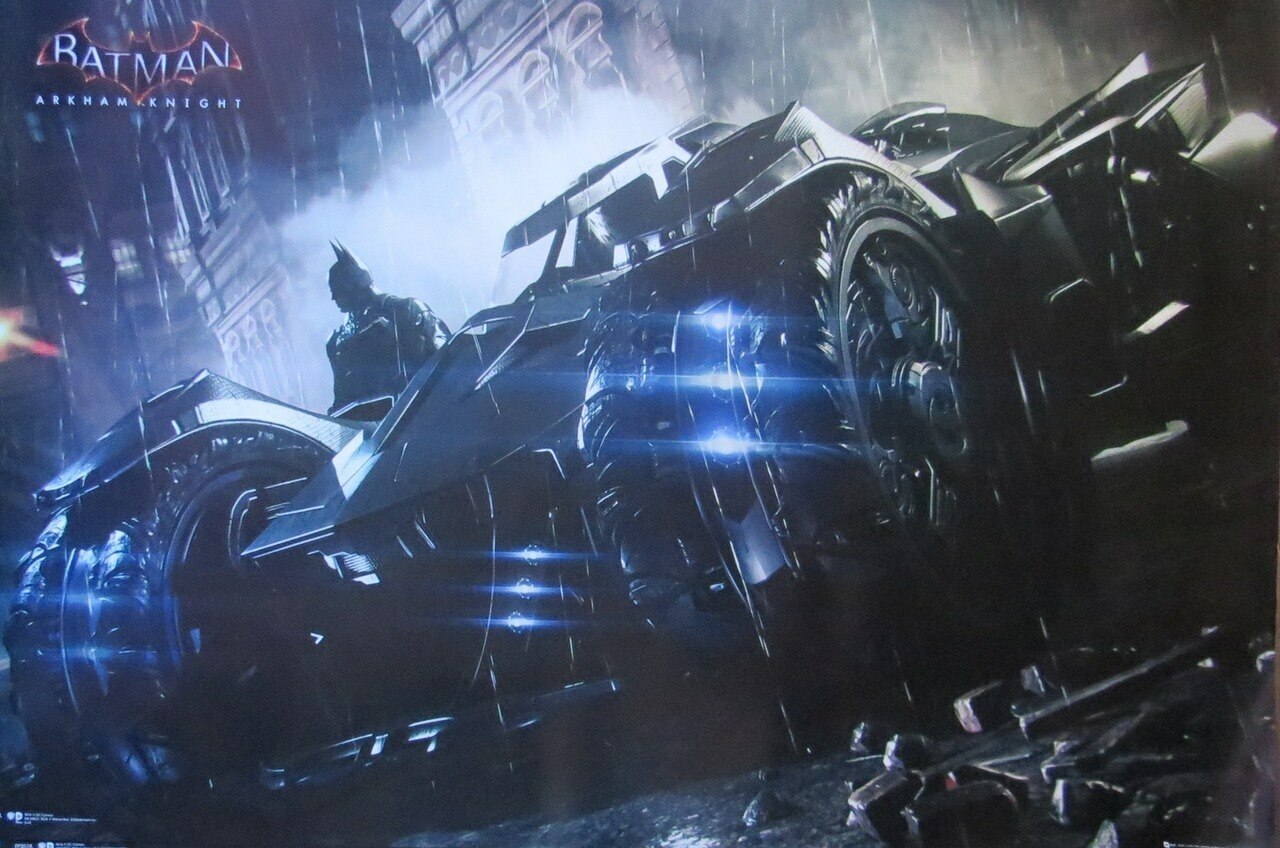 Batman Arkham Origins - Batmobile - Poster-Laminated Available-90cm x ...