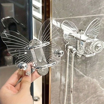 Butterfly Shape Comb Storage Rack Acrylic Comb Storage Shelf Comb ...