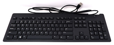 GENUINE HP 911502-001 USB SLIM KEYBOARD W/SMART CARD READER CCID TPC ...