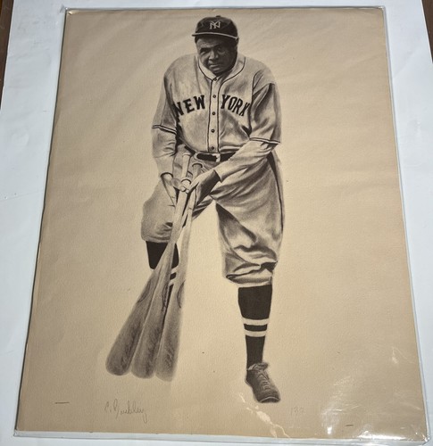 Babe Ruth Final game The Bruce Murray Collection by C Buckley Signed ...