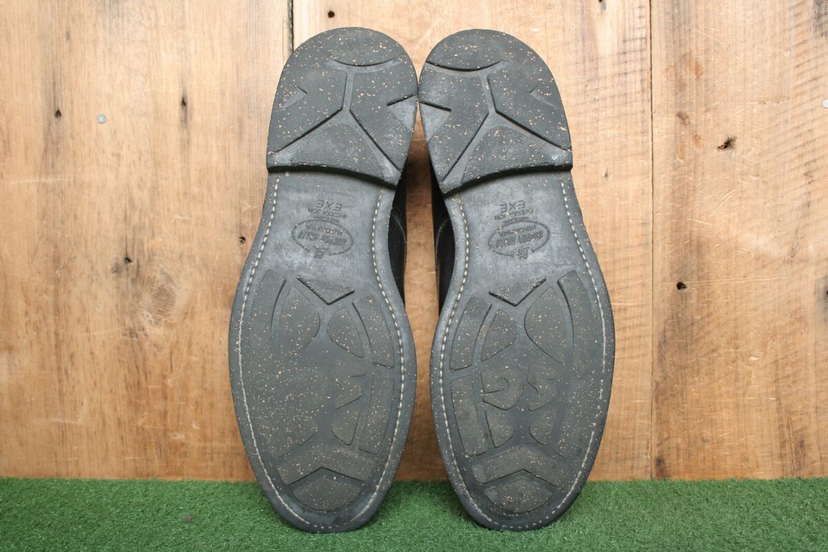HIROKAWA Scotch Grain Black Leather Bench Made Oxfords JPN HIROKAWA Scotch Grain Black Leather Bench Made Oxfords JPN