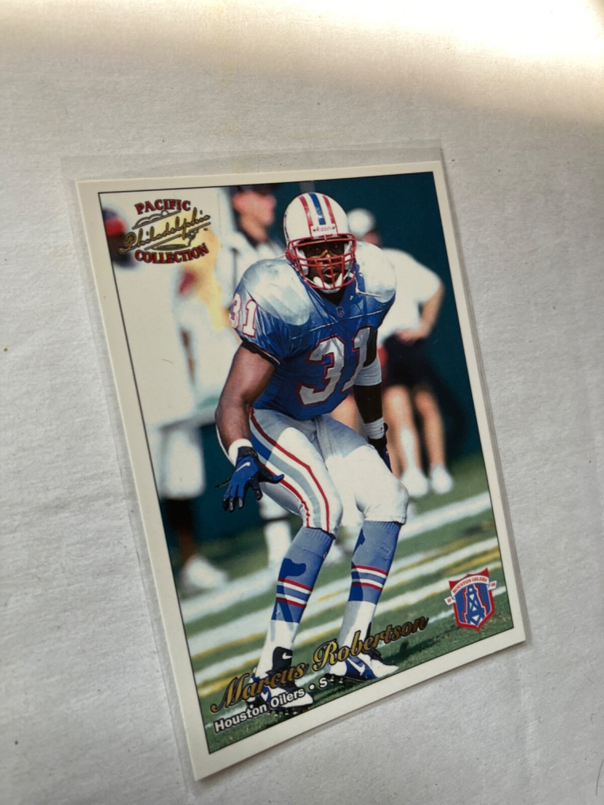 Houston oilers Iowa state cyclones Marcus Robertson 1997 pacific fb ...
