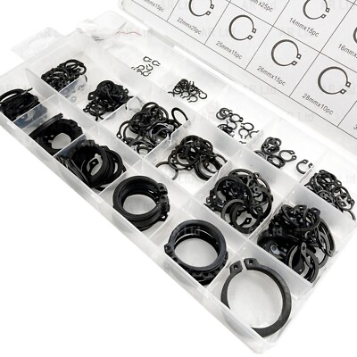 Circlip Set external Circlips snap Ring assortment set 300pc retaining ...