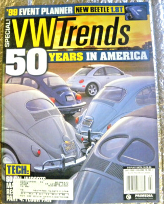 VW TRENDS Magazine July 1999 50 Years in America FREE SHIPPING | eBay