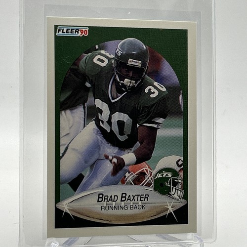 1990 Fleer Update Brad Baxter Rookie Football Card #U-74 Mint FREE ...