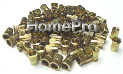 NOT FROM CHINA - (100) 8mm NUTSERTS NUTSERT INSERTS METRIC RIVNUTS ...