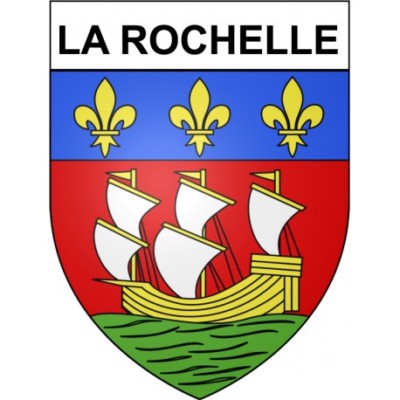 La Rochelle 17 ville Stickers blason autocollant adhésif Taille:8 cm | eBay