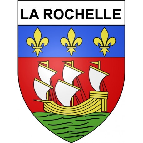 La Rochelle 17 ville Stickers blason autocollant adhésif Taille:8 cm | eBay