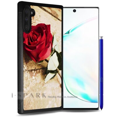 ( For Samsung Note 10 ) Back Case Cover AJH10324 Red Rose | eBay