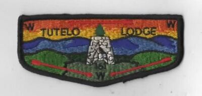 Tutelo Lodge 161 S1 First Flap Blue Ridge Mountains Council BLK Bdr ...