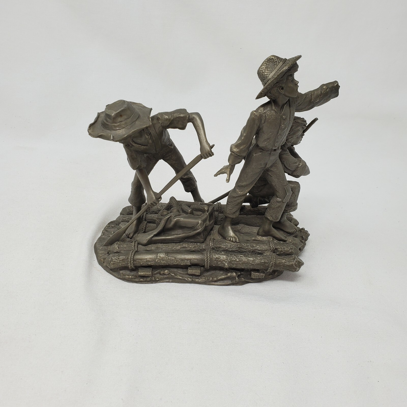 Vintage 1976 FRANKLIN MINT James Pinter Metal FIGURINE The PIRATES Tom ...