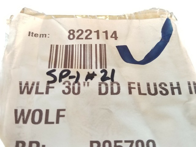 Wolf 822114 Flush Inset Air Deflector Trim for Md30 Microwave Drawer ...
