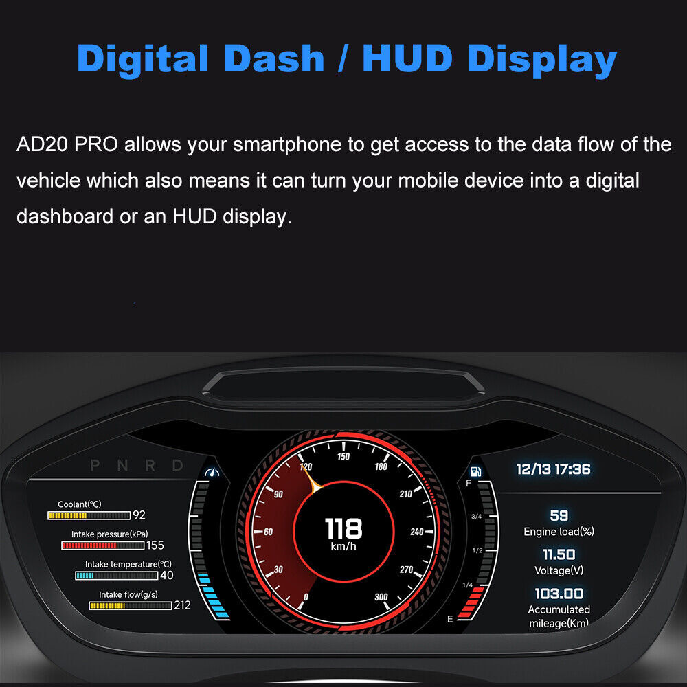 XTOOL AD20 PRO Bluetooth OBD2 Scanner All Systems Diagnostic Tool Code ...