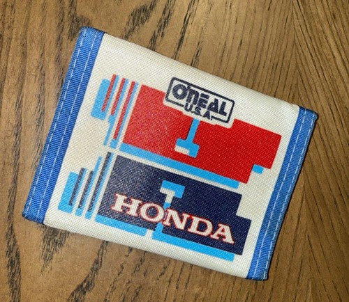 Vintage 1980's O’Neal Honda Wallet Trifold Nylon Hook & Loop Surf Skate ...