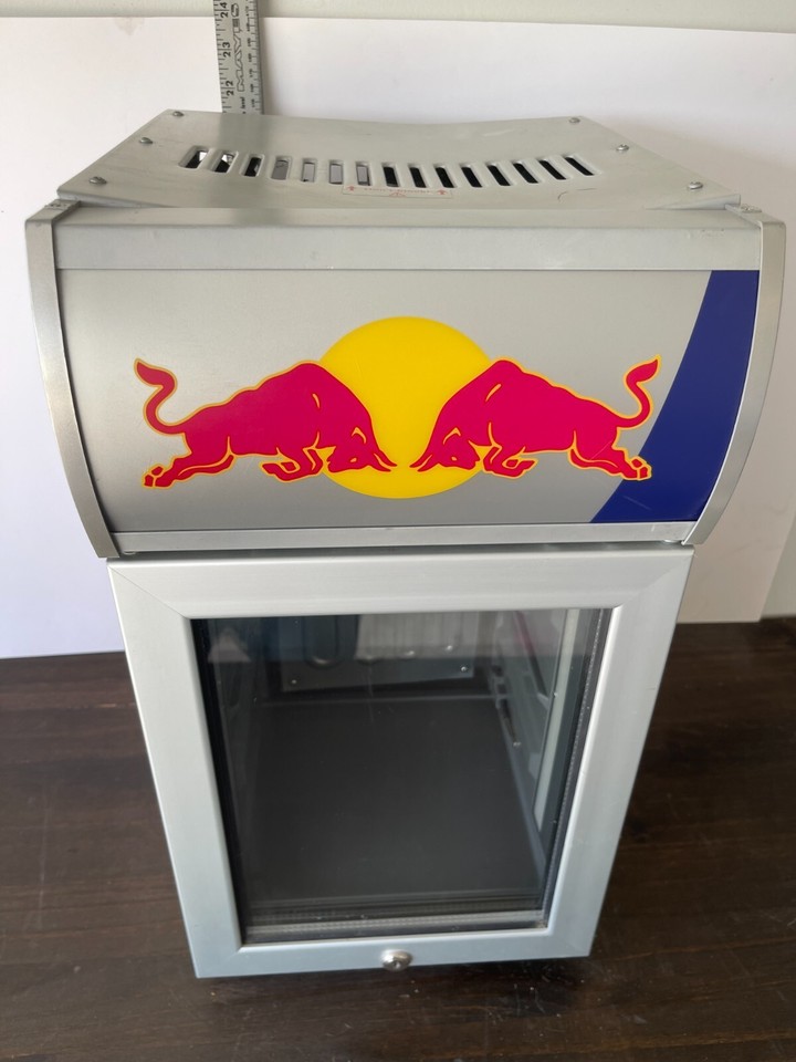 Red Bull Mini Fridge Cooler Energy Drink RB-BC2020 LED Eco Cold | eBay