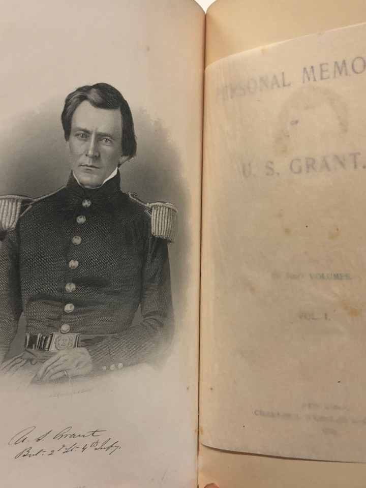 Ulysses S Grant / Personal Memoirs of U S Grant Volume 1 : 1st Edition 1885 | eBay