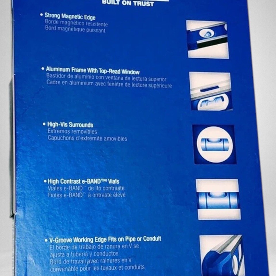 Empire 9 in. True Blue Professional Magnetic Torpedo Level 2-Pack e ...