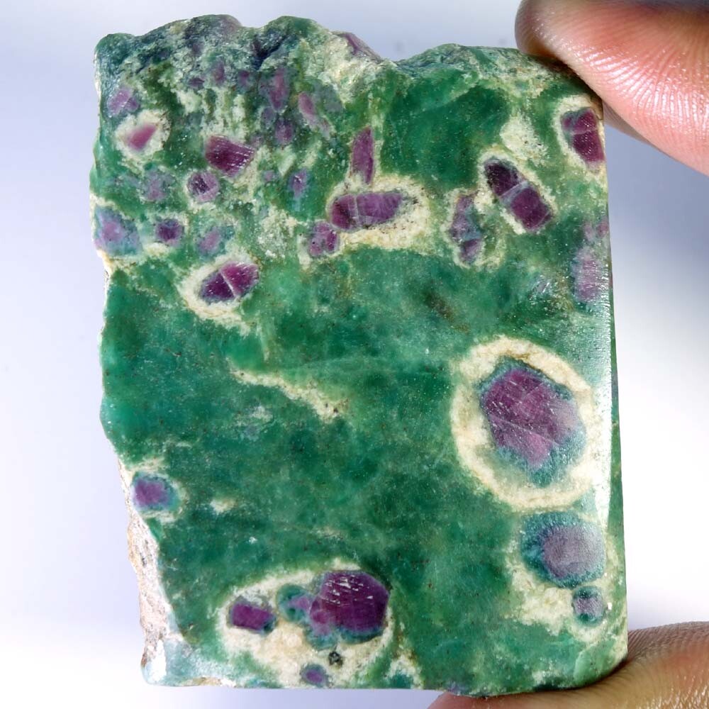 Ruby Fuchsite Natural Rock Slab Polished Rough Specimen For Cabbing ...