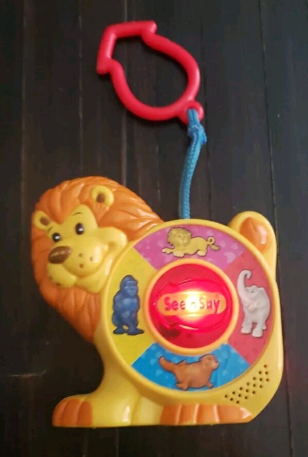 VTG See 'n Say Jr Lion Musical Clip on Toy With Light and Sound Mattel ...