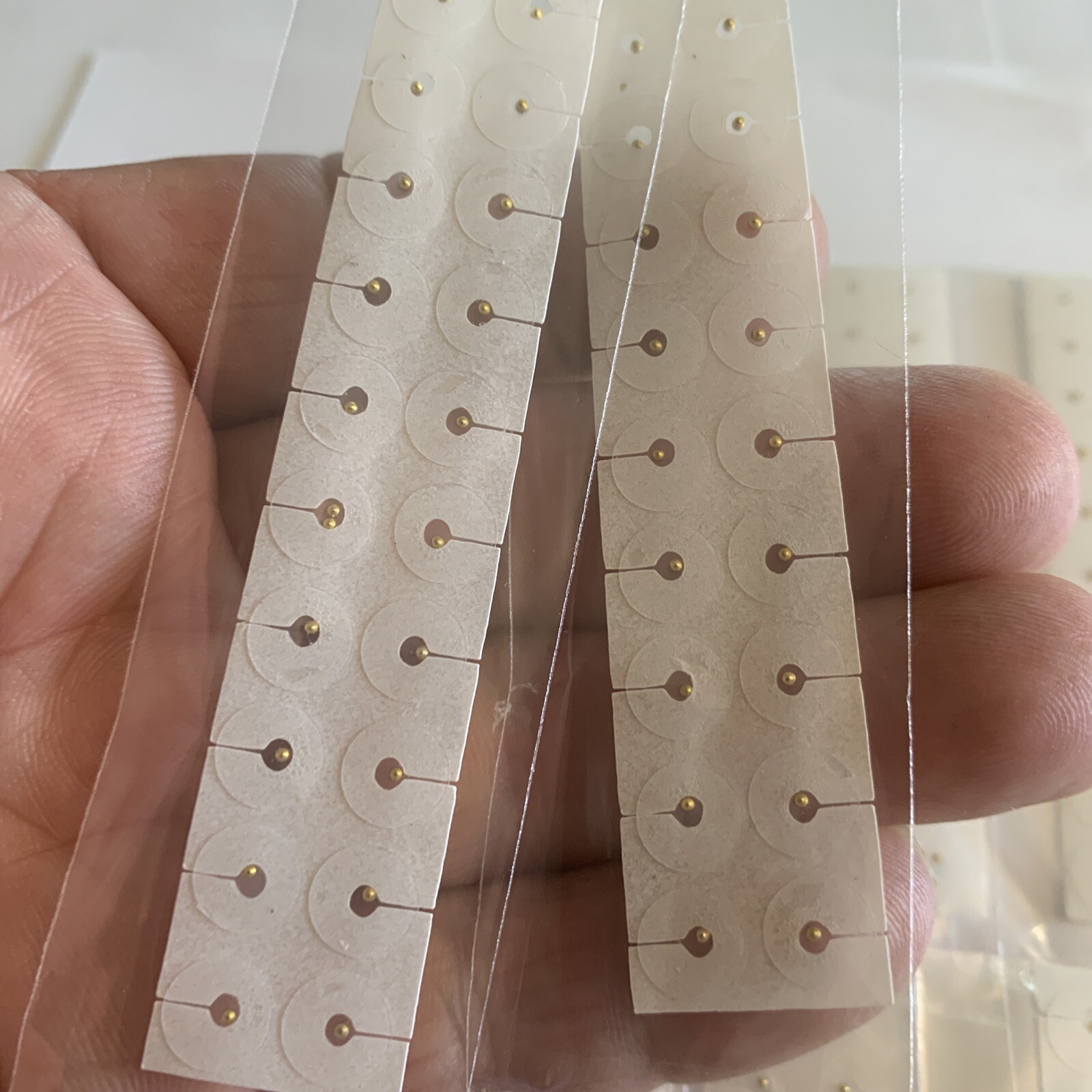 Balines Para Acupuntura Magnetic Bead Clear Tape Auricular Sticker ...