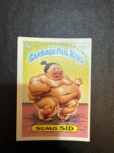 1985 Topps Garbage Pail Kids GPK Series 2 OS2 Sumo SID 83b 2-Star ...