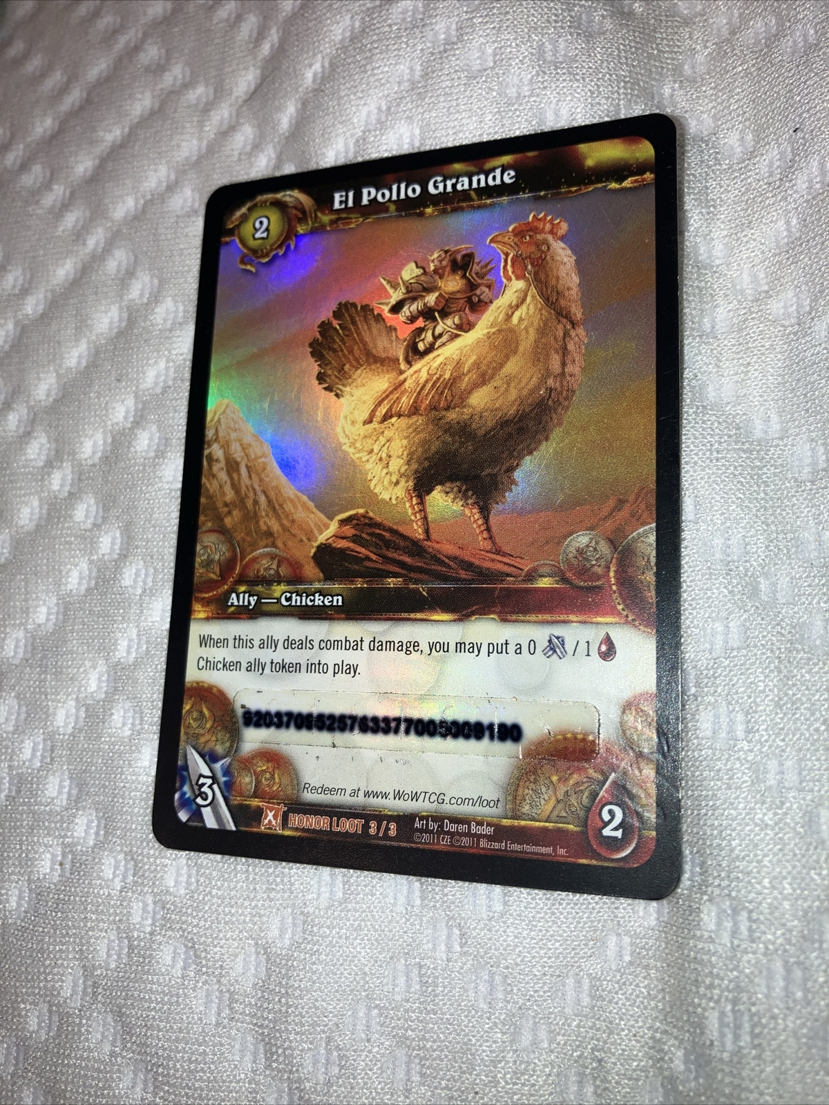 El Pollo Grande World Of Warcraft Card | eBay