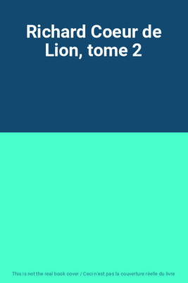 Richard Coeur de Lion, tome 2 | eBay