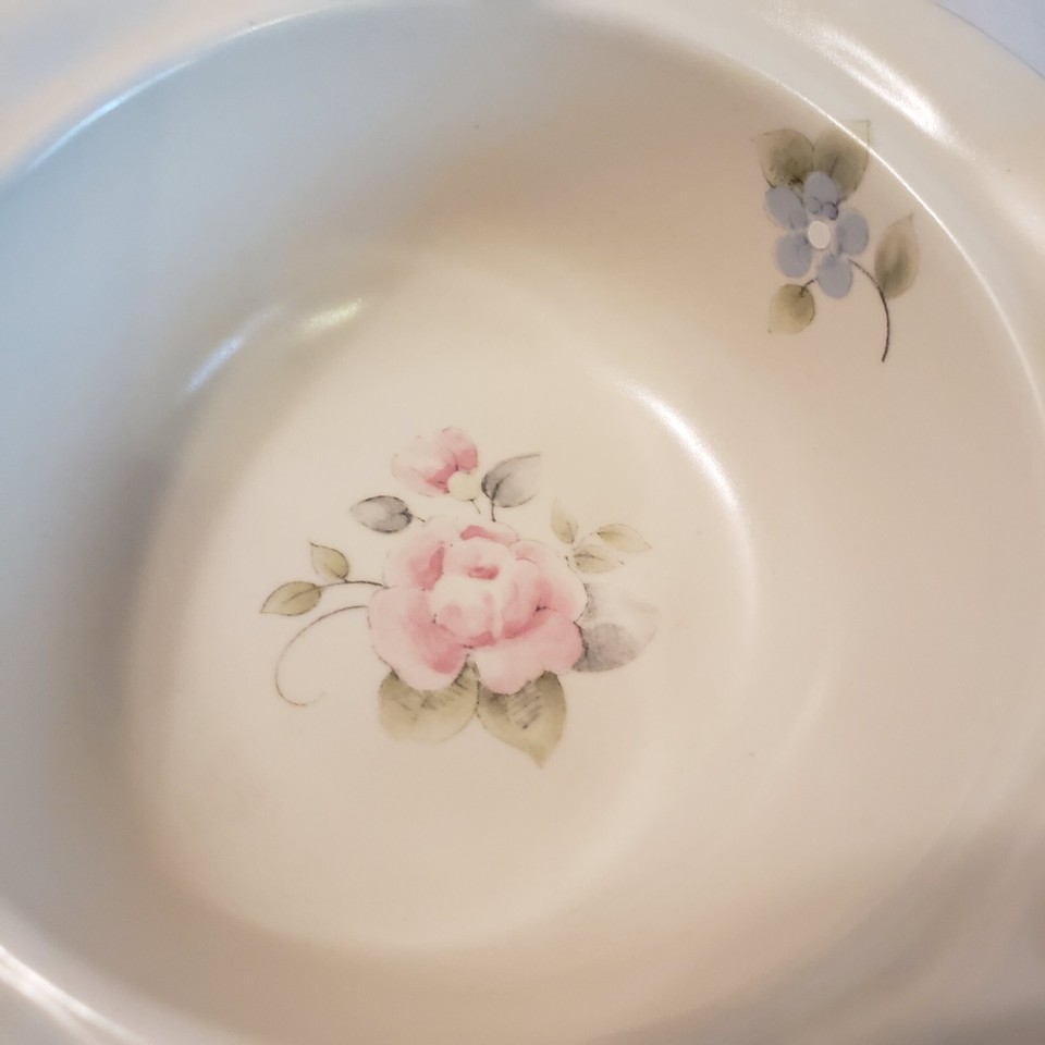 Pfaltzgraff Tea Rose Teddy Bear Kids / Child's Bowl Collectible ...