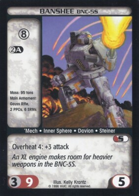 Battletech CCG: Banshee (BNC-5S) [Ungraded] from set Premiere Limited BT WOTC Wi | eBay
