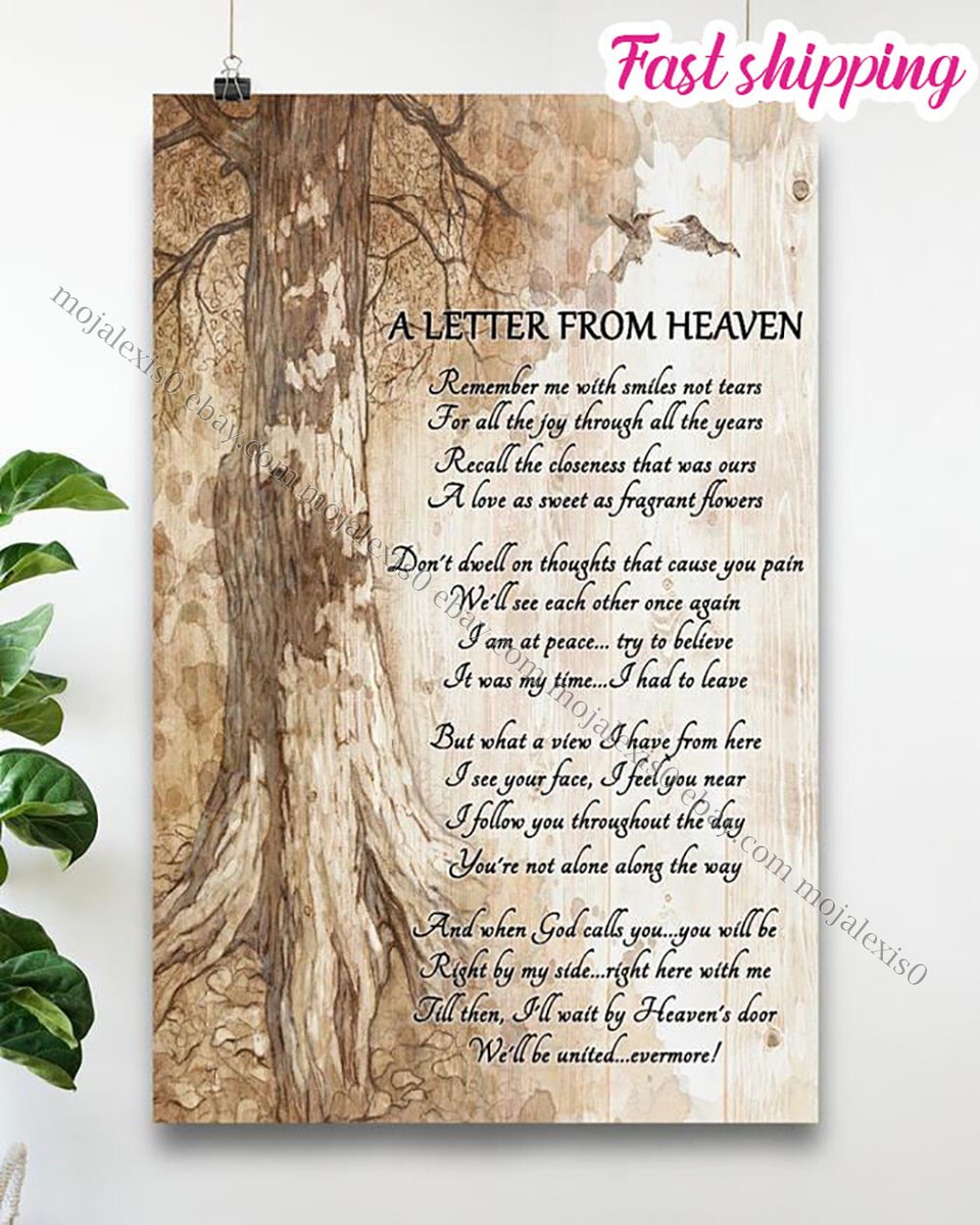 Poem Letter From Heaven