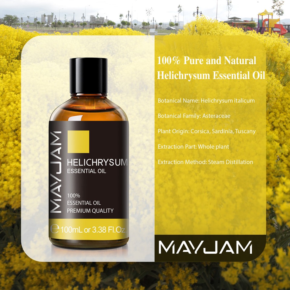 MAYJAM 100ml Helichrysum Essential Oil 100% Pure Undiluted Natural ...