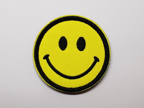 SMILEY FACE Hook and Loop Patch Tactical Morale Funny emoji Happy Badge ...