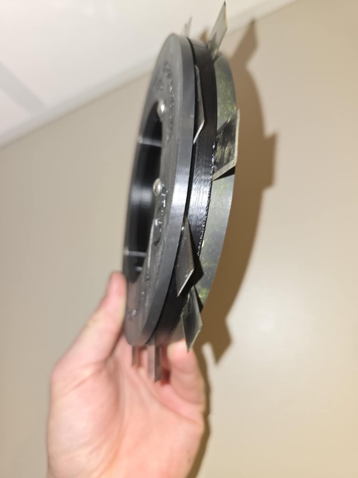 Mammotion Luba 1 & 2 cutting discs, 18-bladed 2-stage (2x 9 blades ...