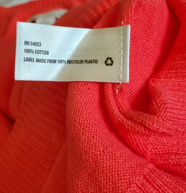 Gap Womens Pullover Crewneck Sweater Diva Pink Mesh Knit Sleeves Sz. XL ...