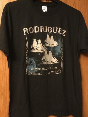 Rodriguez - “Silver Magic Ships” - Black Shirt - XL - Gildan | eBay