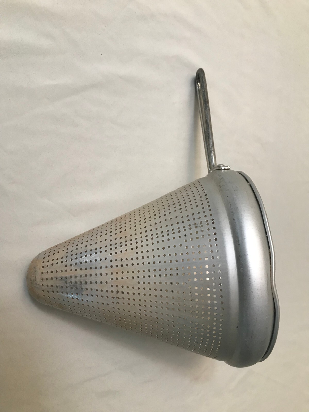 Vtg Aluminum Food Mill Ricer Cone Strainer Sieve Colander w/Stand ...