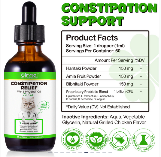 Constipation Relief for Cat, Cat Constipation Treatment, Cat Laxative ...