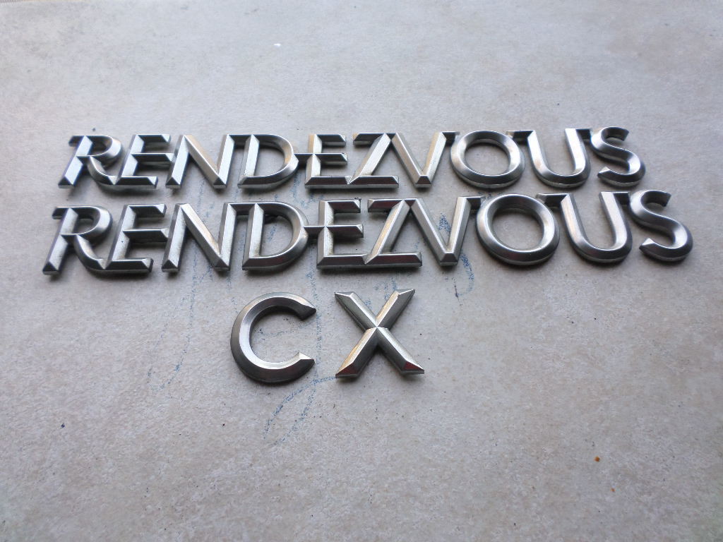 02-07 Buick Rendezvous Door Fender Emblem 10426421 Logo Nameplate Decal ...