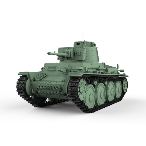 SSMODEL SS35723 1/35 Military Model Kit German 38T PzKpfw Light Tank ...