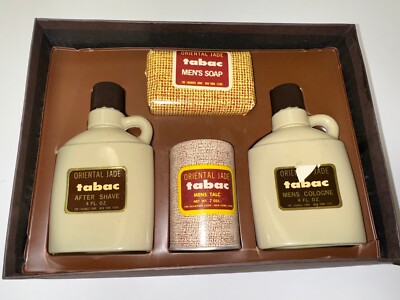 Vintage Tabac Oriental Jade Men's Grooming Gift Box NOS | eBay