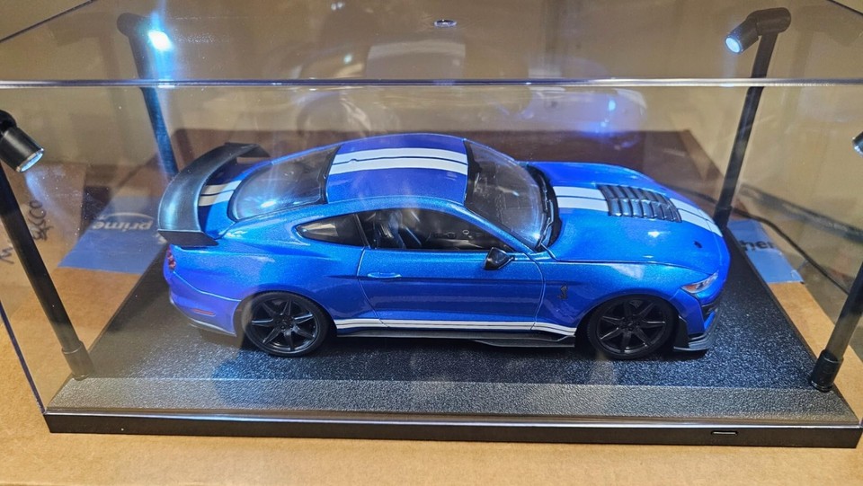 Car Display Case 1/18 Matchbox Model Toy Diecast Cabinet Acrylic USB ...