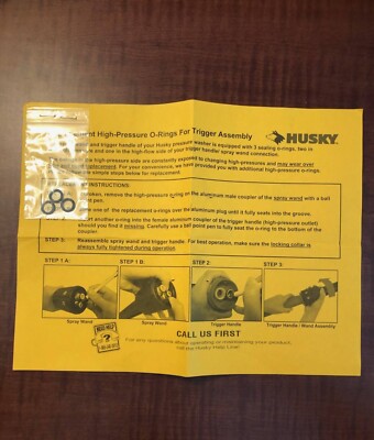 # 31160301G O-Ring Kit for Husky Pressure Washer Wand | eBay