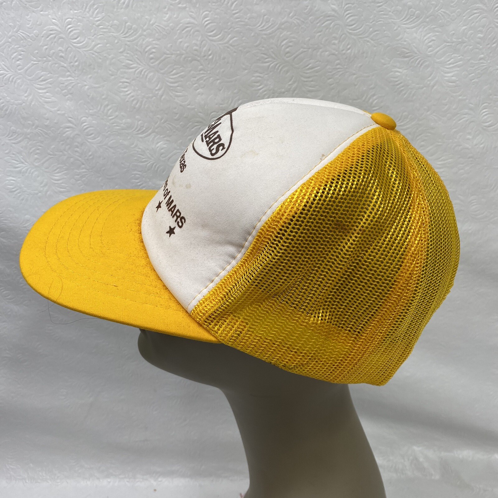 2 Vintage M M Mars Collectible Trucker Snapback Caps Gem