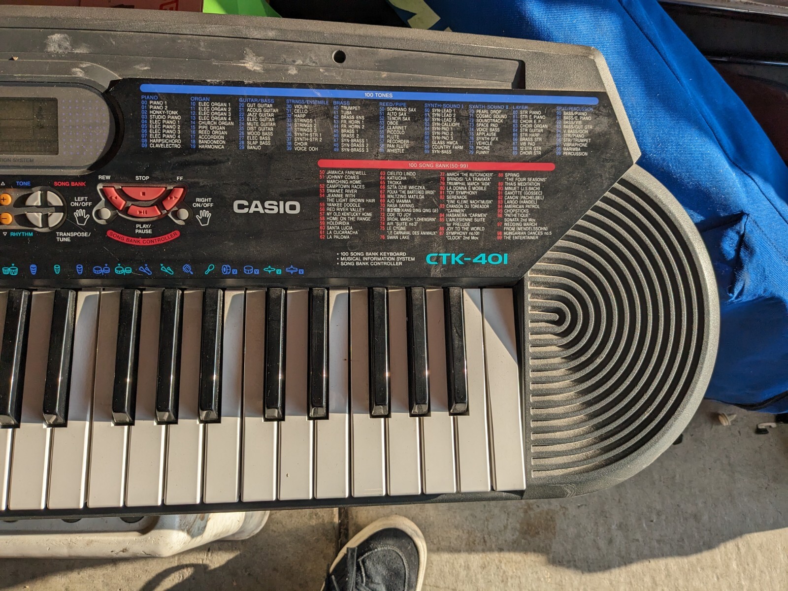 Casio CTK-401 Keyboard Synthesizer 49 keys 100 sounds 🎵🎹 Wireless Piano ...