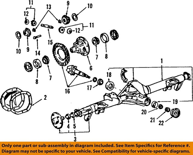 Ford OEM Rear Differential-pinion Seal BR3Z4676A for sale online | eBay