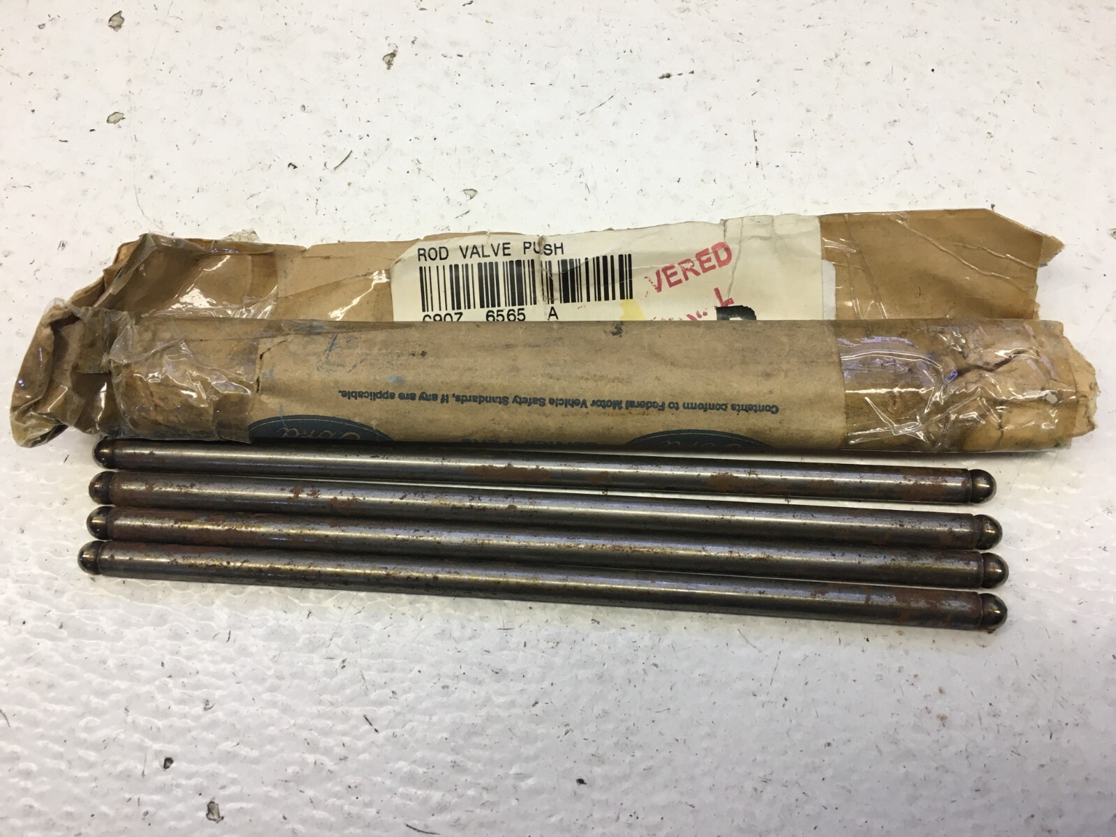 Ford OEM Valve Push Rod Set of 4 NOS C9OZ-6565-A 1969 - 1976 351W 8.17 ...