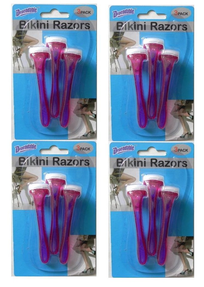12 Pack Bikini Razors for Women – Grooming Shavers for Brazilian ...