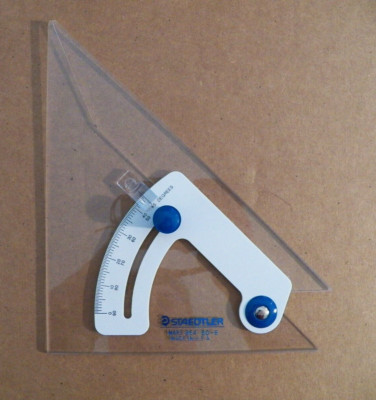 STAEDTLER MARS 8” Adjustable Triangle 964 50-8 USA | eBay